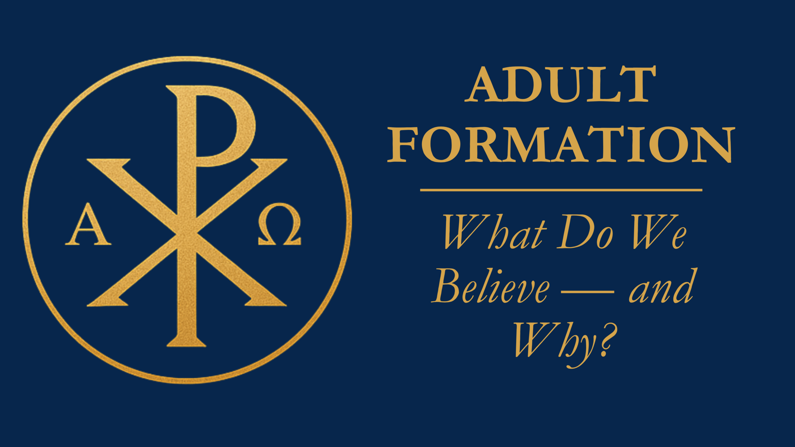 What We Believe and Why: Exploring the Nicene Creed - St. John's ...